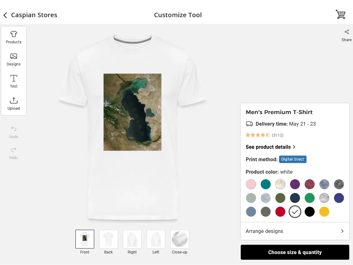 Customize Tools for Editing T-Shirt Designs in 2025 - Caspian Stores